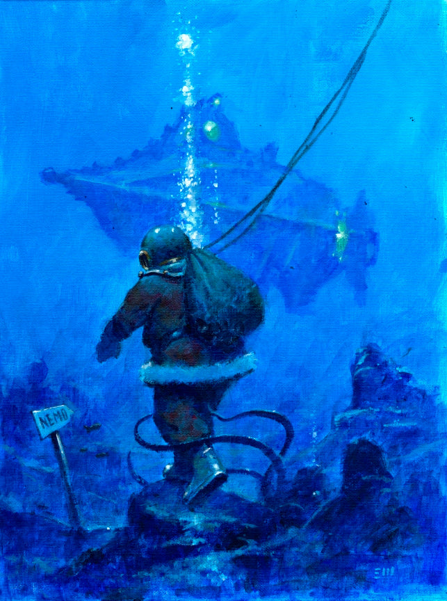 Submarine Santa – Les Edwards